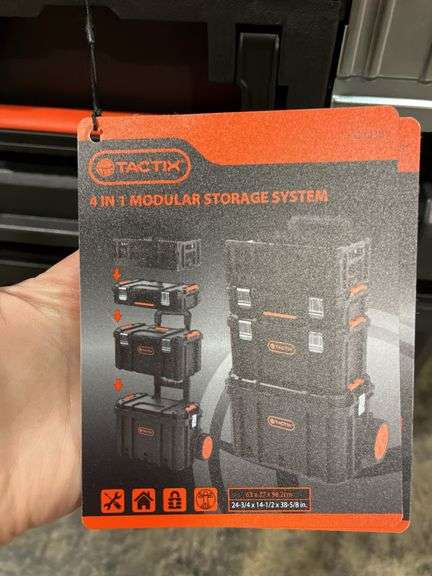 TACTIX MODULAR MOBILE STORAGE SYSTEM - Earl's Auction Company