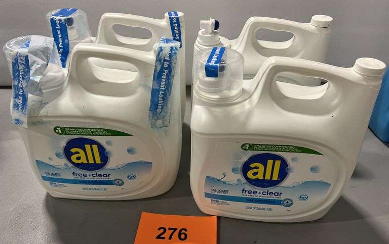 (4) JUGS OF ALL DETERGENT - Earl's Auction Company