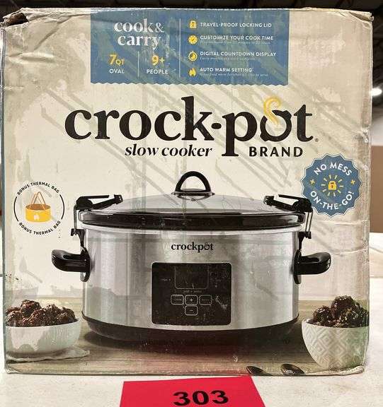 CROCKPOT SLOW COOKER IN BOX - Earl's Auction Company