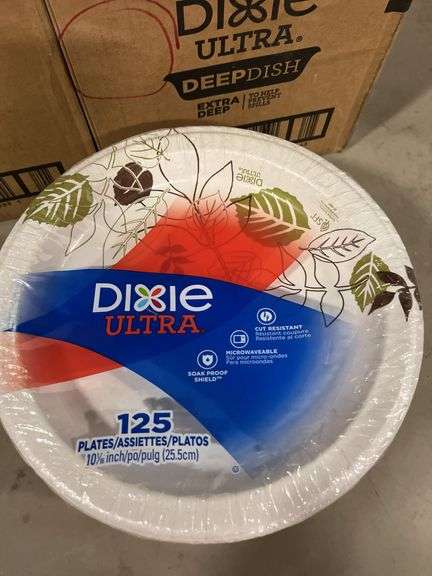 (4) PACKS OF DIXIE PAPER PLATES - Earl's Auction Company