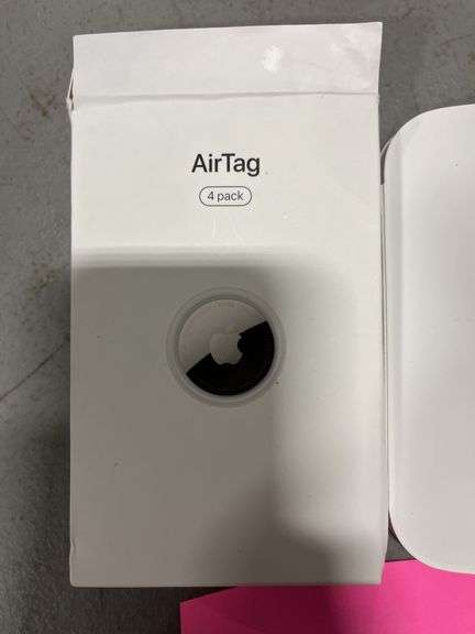 (4) NEW APPLE AIR TAGS W/ BOX - Earl's Auction Company