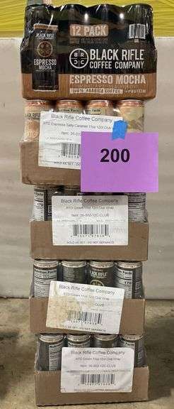 (5) PACKS OF BLACK RIFLE DRINKS - Earl's Auction Company