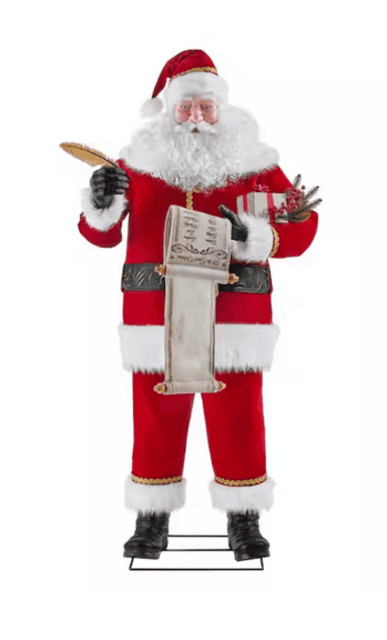 6FT ANIMATED WISHLIST SANTA IN BOX - Earl's Auction Company