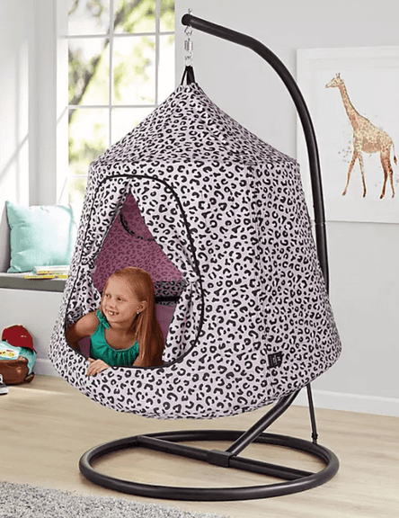 KIDS HANGING TENT IN BOX - LEOPARD PRINT - Earl's Auction Company