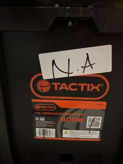 TACTIX MODULAR MOBILE STORAGE SYSTEM - Earl's Auction Company