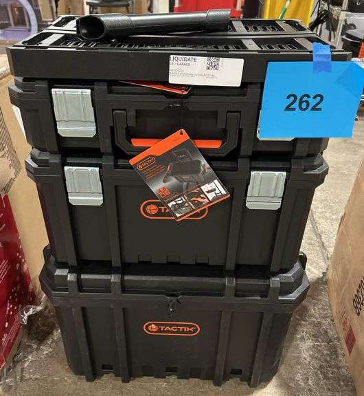 AS IS - TACTIX MODULAR MOBILE STORAGE SYSTEM - Earl's Auction Company