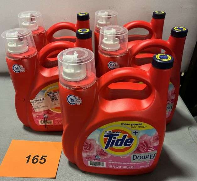 (5) JUGS OF TIDE DETERGENT - Earl's Auction Company