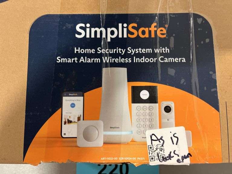 AS IS - SIMPLISAFE HOME SECURITY SYSTEM IN BOX - Earl's Auction Company