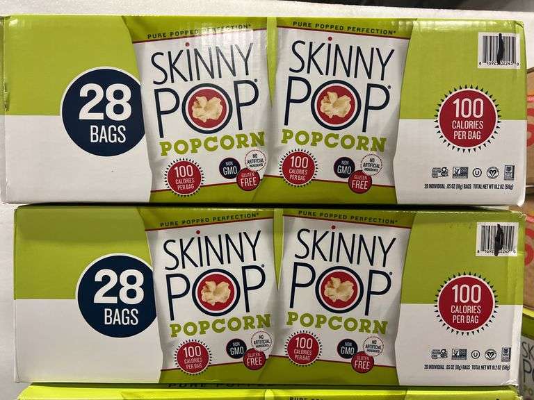 (4) BOXES OF SKINNY POP POPCORN - Earl's Auction Company