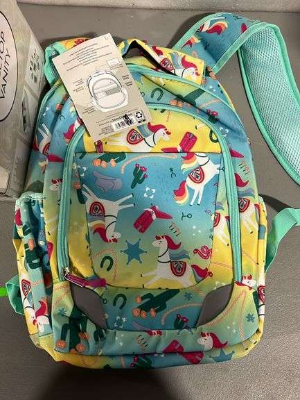 3PC KIDS TOY LOT - VANITY, SINGING MACHINE & BACKPACK - Earl's Auction ...