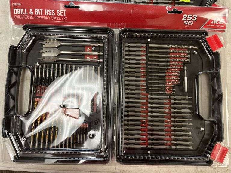 (2) ACE 253PC DRILL & BIT HSS SETS - Earl's Auction Company