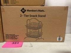 (3) BOXES OF WOODENBOWLS & 2 TIER SNACK STAND IN BOXES - Earl's Auction ...