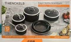 HENCKELS 10PC CAPRI NOTTE GRANITIUM COOKWARE SET IN BOX - Earl's ...