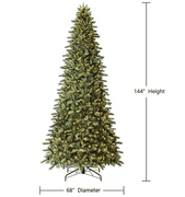12FT PRE LIT AUGUSTA PINE TREE IN BOXES - Earl's Auction Company