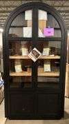 ENZO COLLECTION BOOKCASE - BLACK - Earl's Auction Company