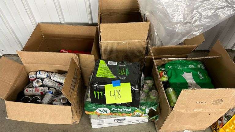 MISC LOT OF BEVERAGES - SEE PHOTOS - Earl's Auction Company
