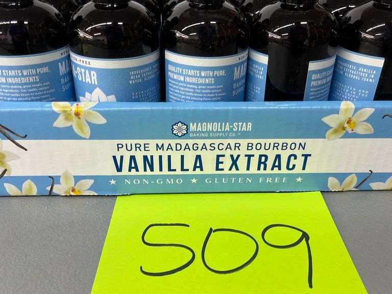 (20) BOTTLES OF MAGNOLIA STAR VANILLA EXTRACT - Earl's Auction Company