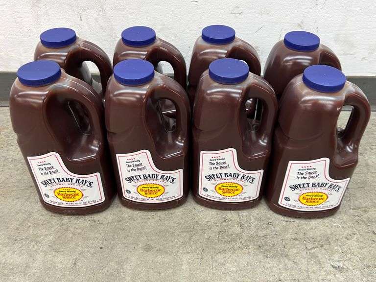 (8) JUGS OF SWEET BABY RAYS BBQ SAUCE - Earl's Auction Company