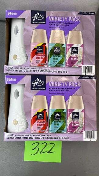 (2) BOXES OF GLADE VARIETY PACK - Earl's Auction Company