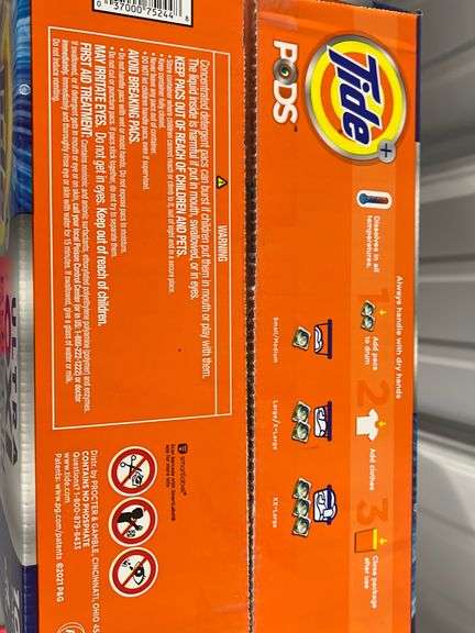 (3) BOXES OF TIDE ULTRA OXI PODS - Earl's Auction Company