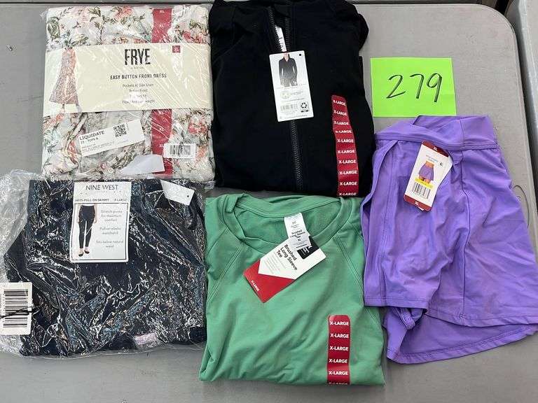 5PC LOT OF WOMENS CLOTHING - SIZE XL - Earl's Auction Company