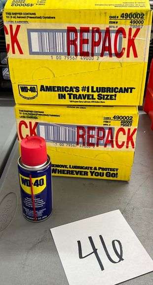 (12) CANS OF WD-40 LUBRICANT IN BOXES - Earl's Auction Company