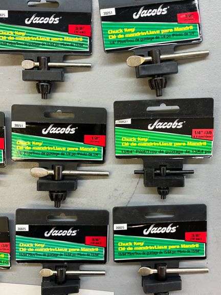 (20) JACOBS CHUCK KEYS - Earl's Auction Company