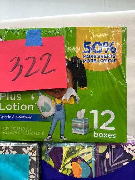 (3) PACKS OF FACIAL TISSUE (12 BOXES PER PACK) - Earl's Auction Company