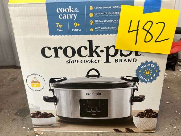 CROCK POT SLOW COOKER IN BOX - Earl's Auction Company
