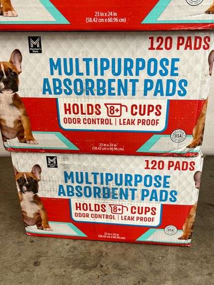 (4) BOXES OF MULTIPURPOSE ABSORBENT PADS - Earl's Auction Company