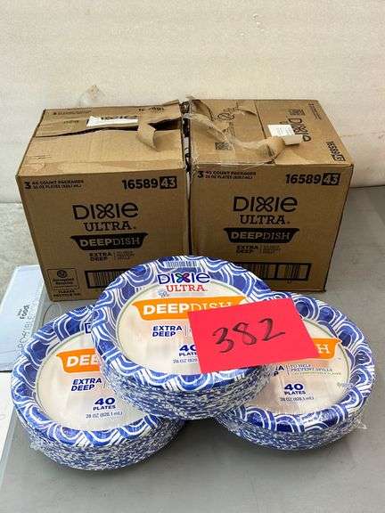 (9) PACKS OF DIXIE DEEP DISH PAPER PLATES (40 PER PACK) - Earl's ...