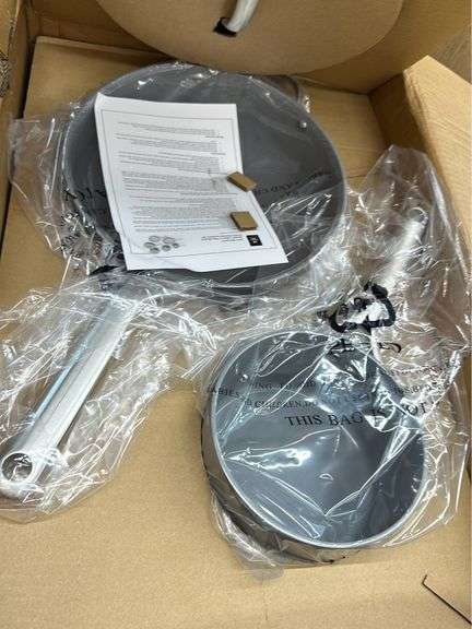 11PC CERAMIC COOKWARE SET IN BOX - Earl's Auction Company