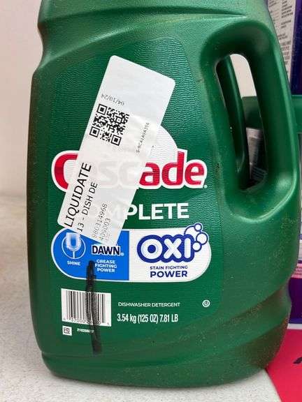 4PC CASCADE DISHWASHING LOT - LIQUID & PODS - Earl's Auction Company