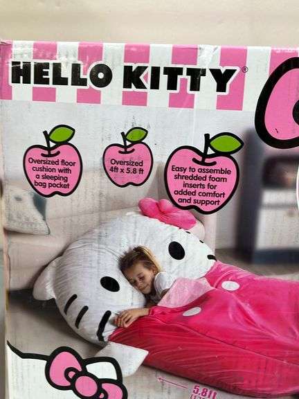 HELLO KITTY 2 IN 1 LOUNGE MAT IN BOX - Earl's Auction Company