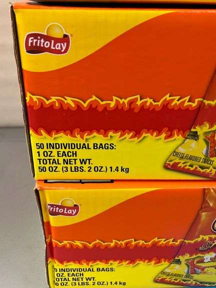 (4) BOXES OF FLAMIN HOT CHEETOS - Earl's Auction Company
