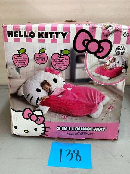 HELLO KITTY 2 IN 1 LOUNGE MAT IN BOX - Earl's Auction Company