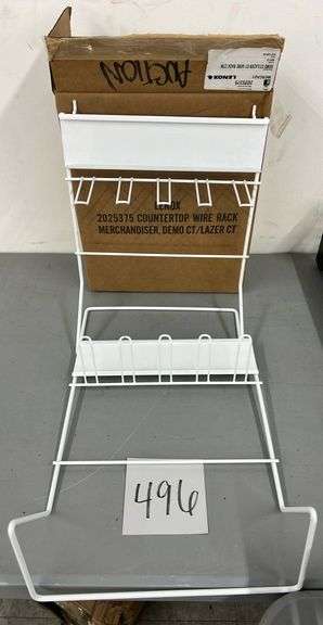 (2) LENOX COUNTERTOP WIRE RACKS - Earl's Auction Company