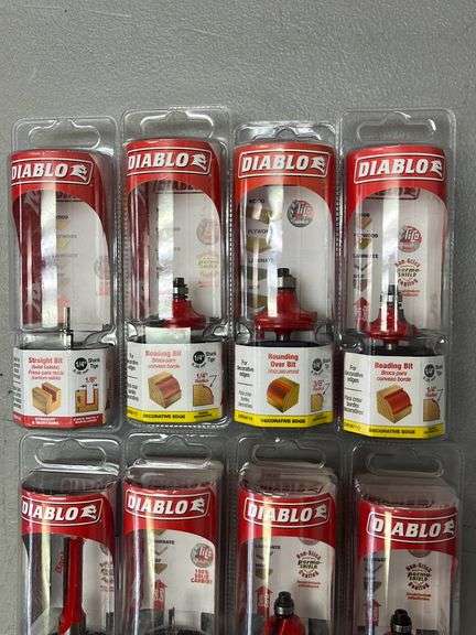(12) DIABLO ROUTER BITS - Earl's Auction Company