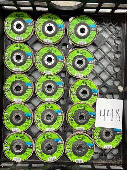 MISC LOT OF GATOR FLAP DISCS - Earl's Auction Company