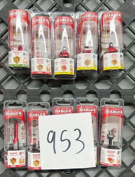 (10) DIABLO ROUTER BITS - Earl's Auction Company