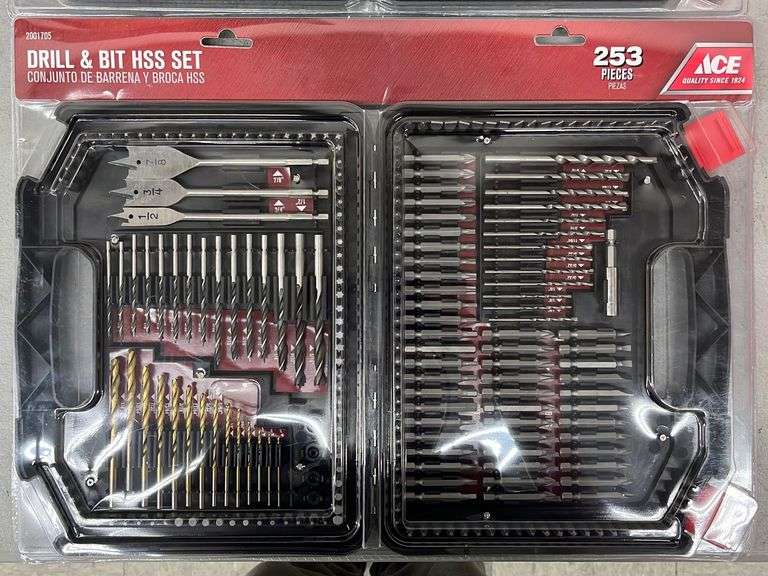 (2) ACE 253PC DRILL & BIT HSS SETS - Earl's Auction Company