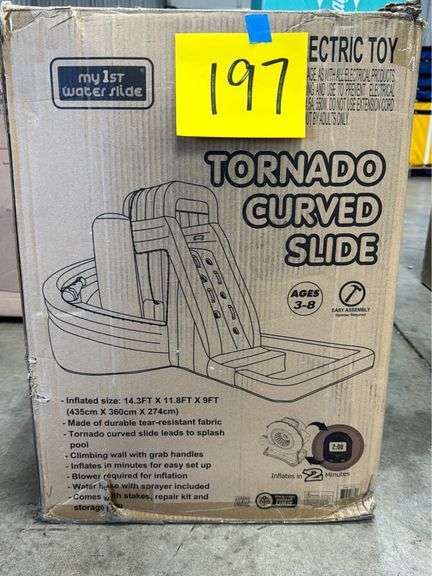 MY 1ST WATER SLIDE TORNADO CURVED SLIDE IN BOX - Earl's Auction Company