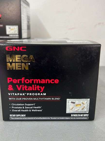 (4) BOXES OF GNC MEGA MEN VITAPAKS (30 DAY SUPPLY PER BOX) - Earl's ...