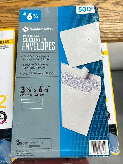 7PC OFFICE LOT - PAPER, ENVELOPES & SCOTCH TAPE - Earl's Auction Company