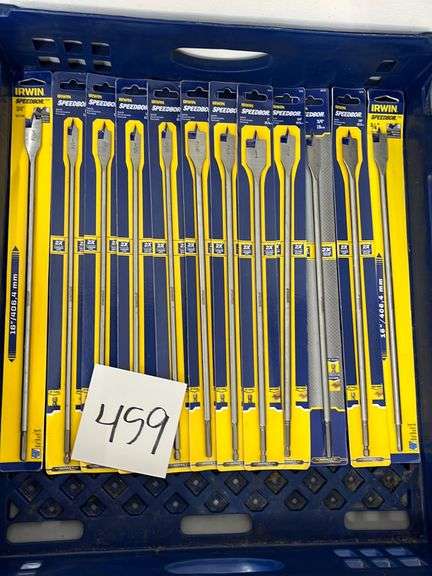 MISC LOT OF IRWIN SPEEDBOR SPADE BITS - Earl's Auction Company