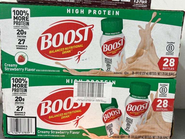 (3) BOXES OF NUTRITION DRINKS - PREMIER PROTEIN & BOOST - Earl's ...