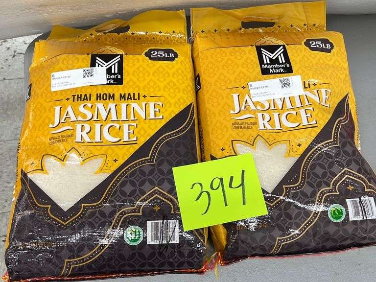 (2) BAGS OF THAI HOM MALI JASMINE RICE - Earl's Auction Company