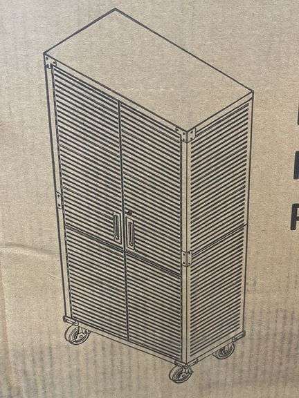 SEVILLE CLASSICS STORAGE CABINET IN BOX - Earl's Auction Company