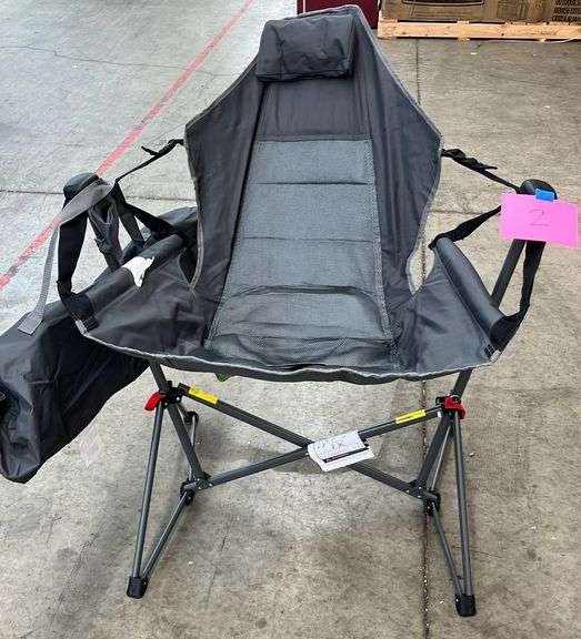 GREY PORTABLE SWING CHAIR W/ BAG - Earl's Auction Company