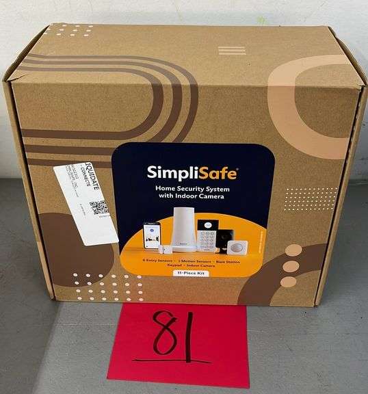 SIMPLISAFE HOME SECURITY SYSTEM IN BOX - Earl's Auction Company